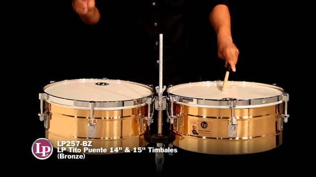 Tito Puente 14" & 15" Timbales | Latin Percussion - LP® Official