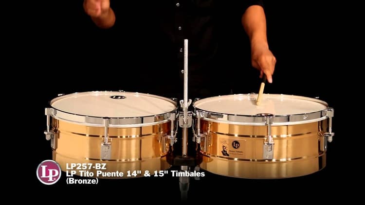 Tito Puente 14" & 15" Timbales | Latin Percussion - LP® Official